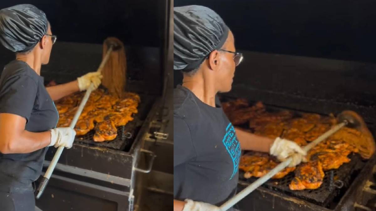 Mop Used As Brush For BBQ !!!! - Navtarang